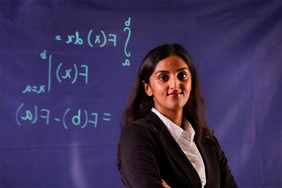 St. Mary’s student from India adds math to her career