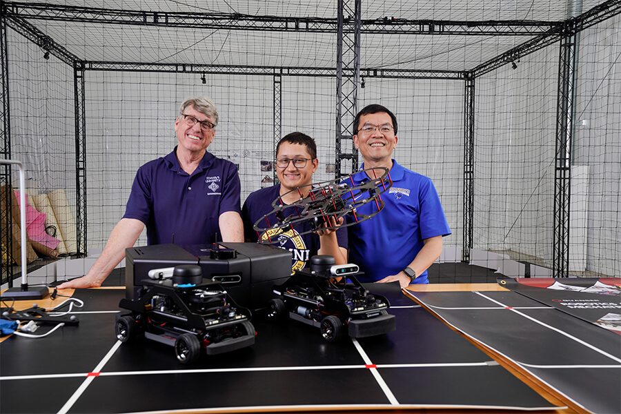 St. Mary’s professors take the wheel in autonomous vehicle safety